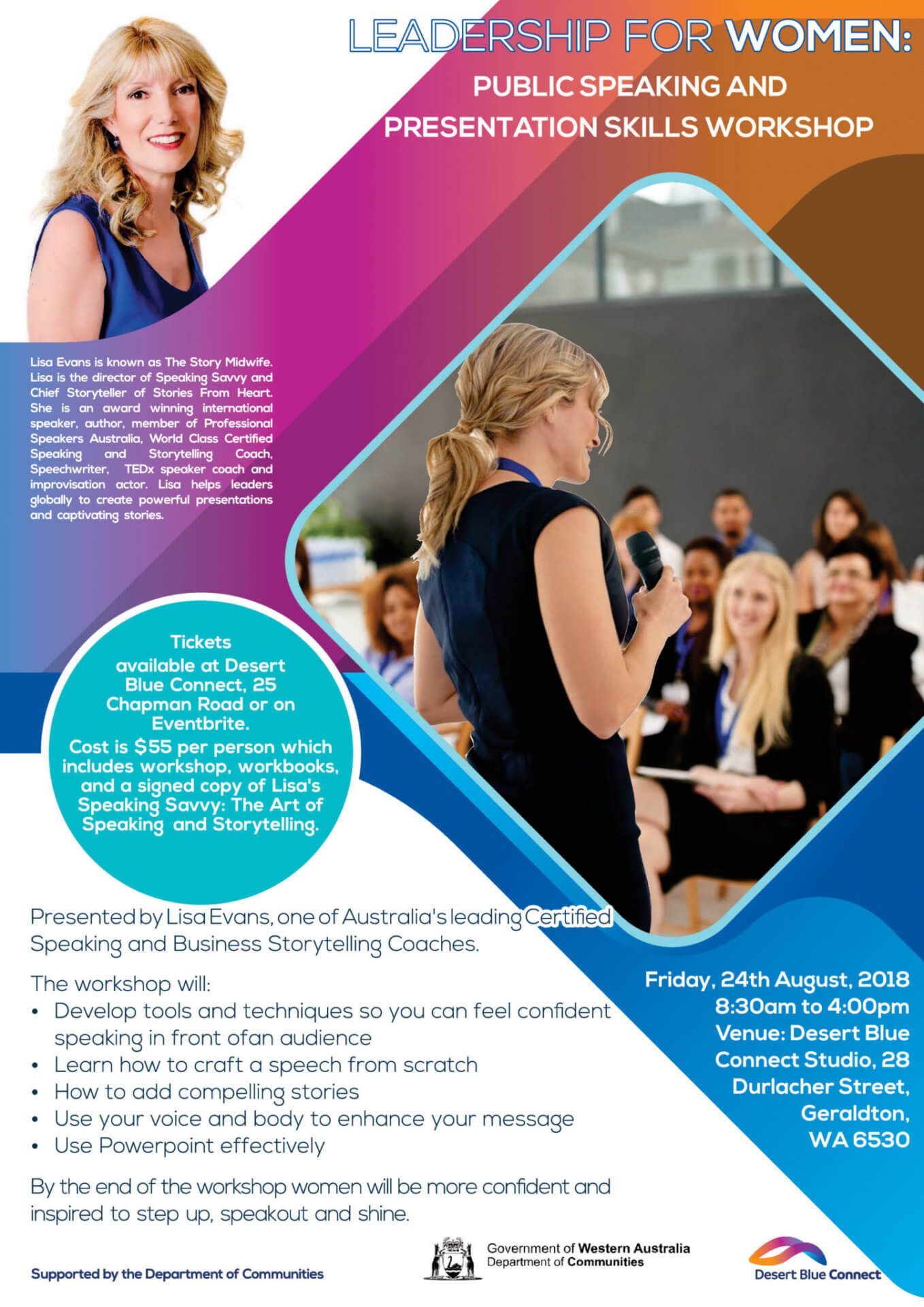 Leadership for Women: Public speaking and presentation skills workshop ...