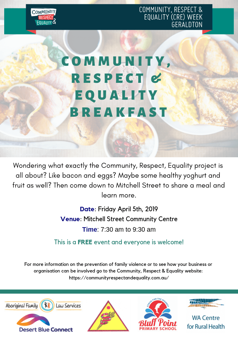 Community, Respect & Equality Breakfast | Desert Blue Connect