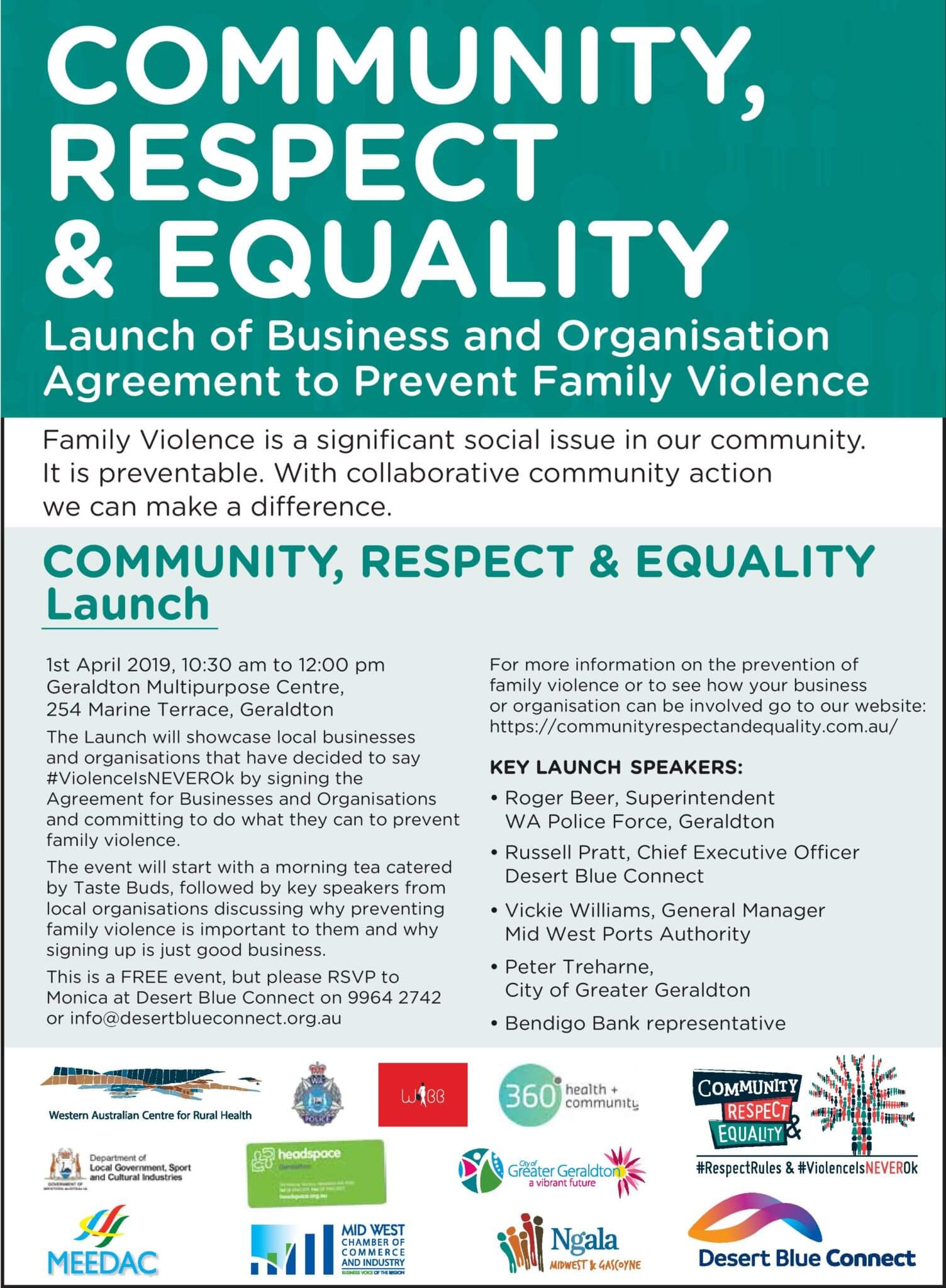 Community, Respect & Equality Agreement Launch | Desert Blue Connect