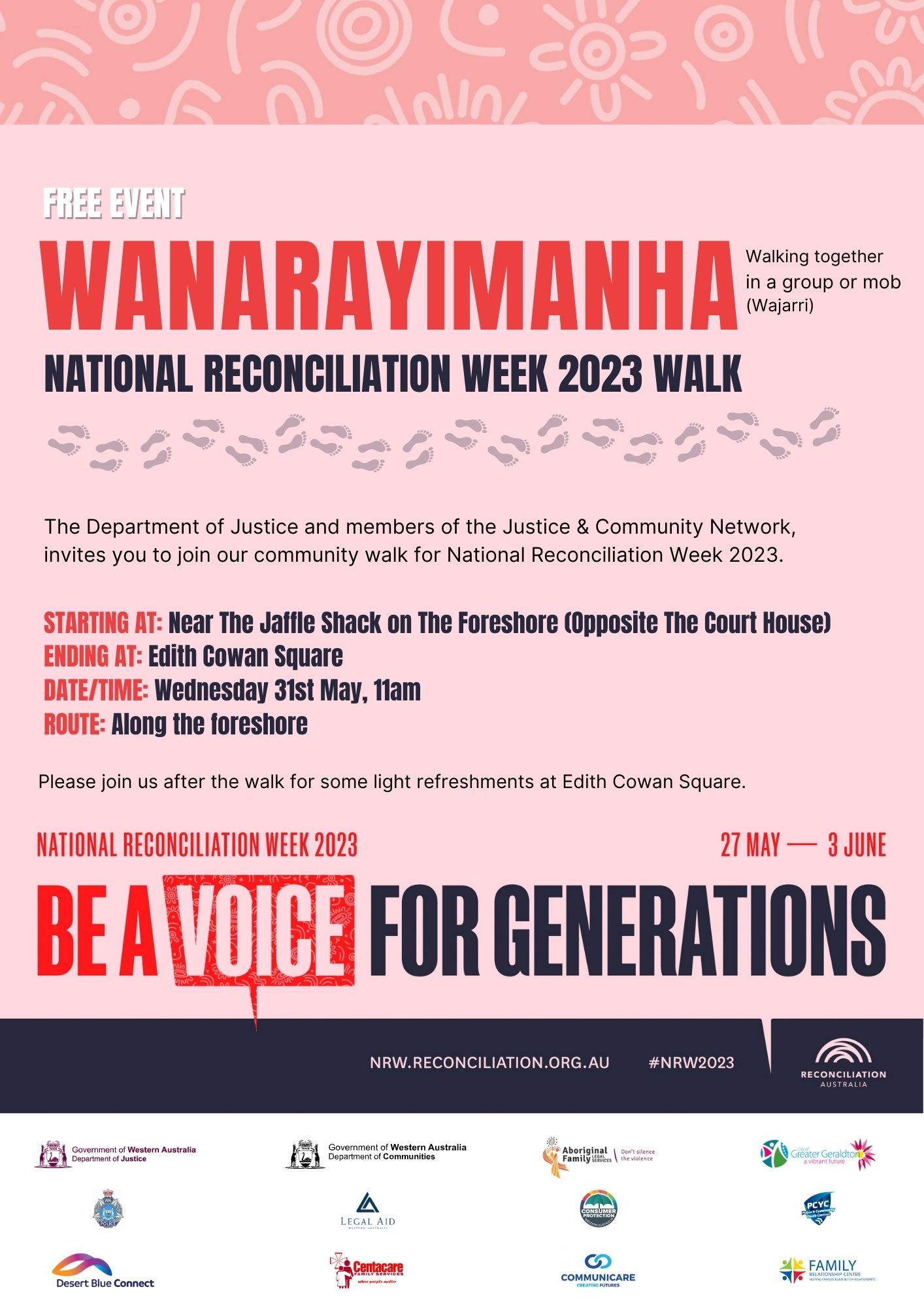 National Reconciliation Week Walk 2023 | Desert Blue Connect