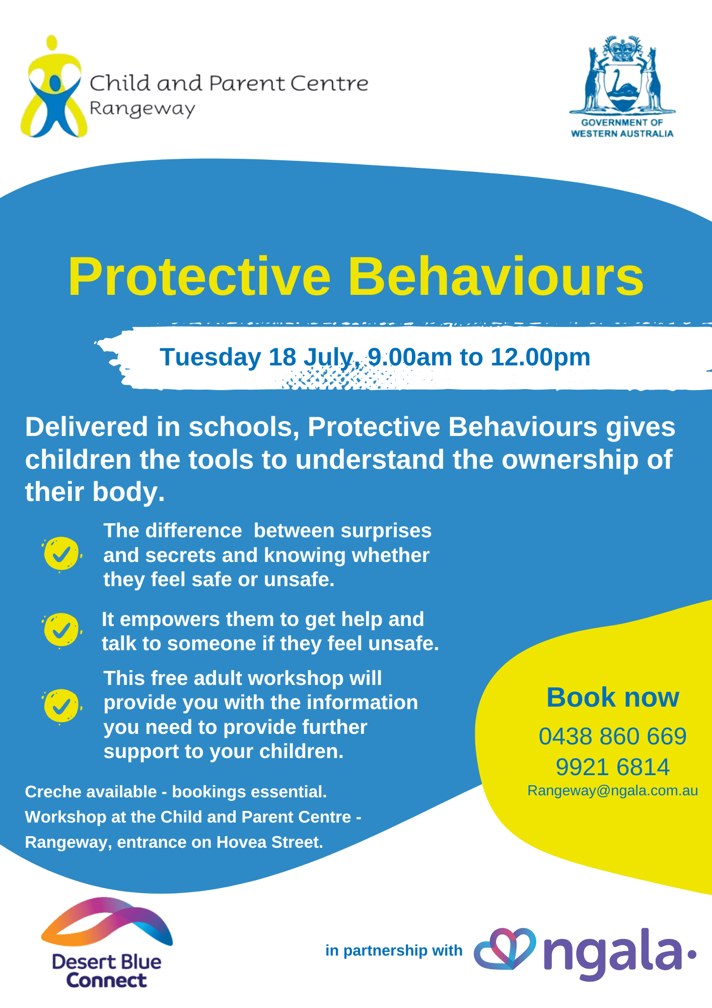 Protective Behaviours | Desert Blue Connect