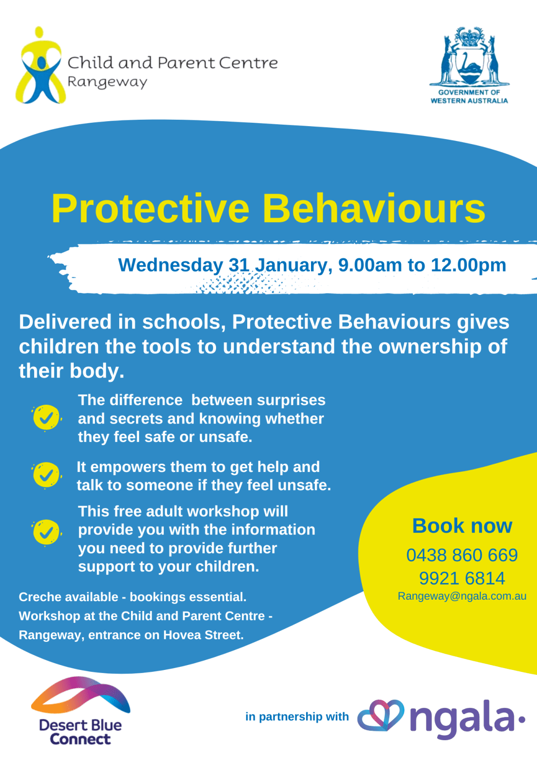 Protective Behaviours | Desert Blue Connect