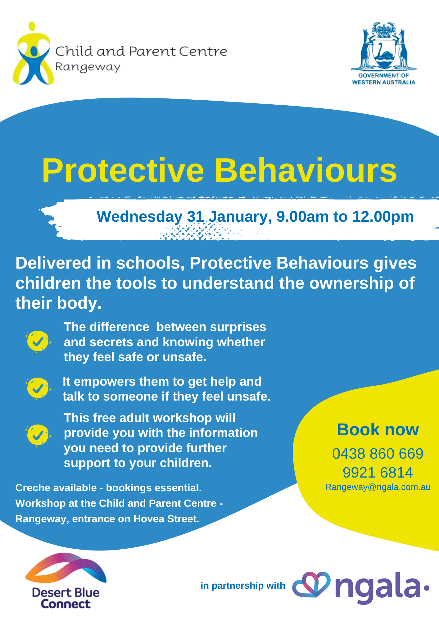 Protective Behaviours | Desert Blue Connect