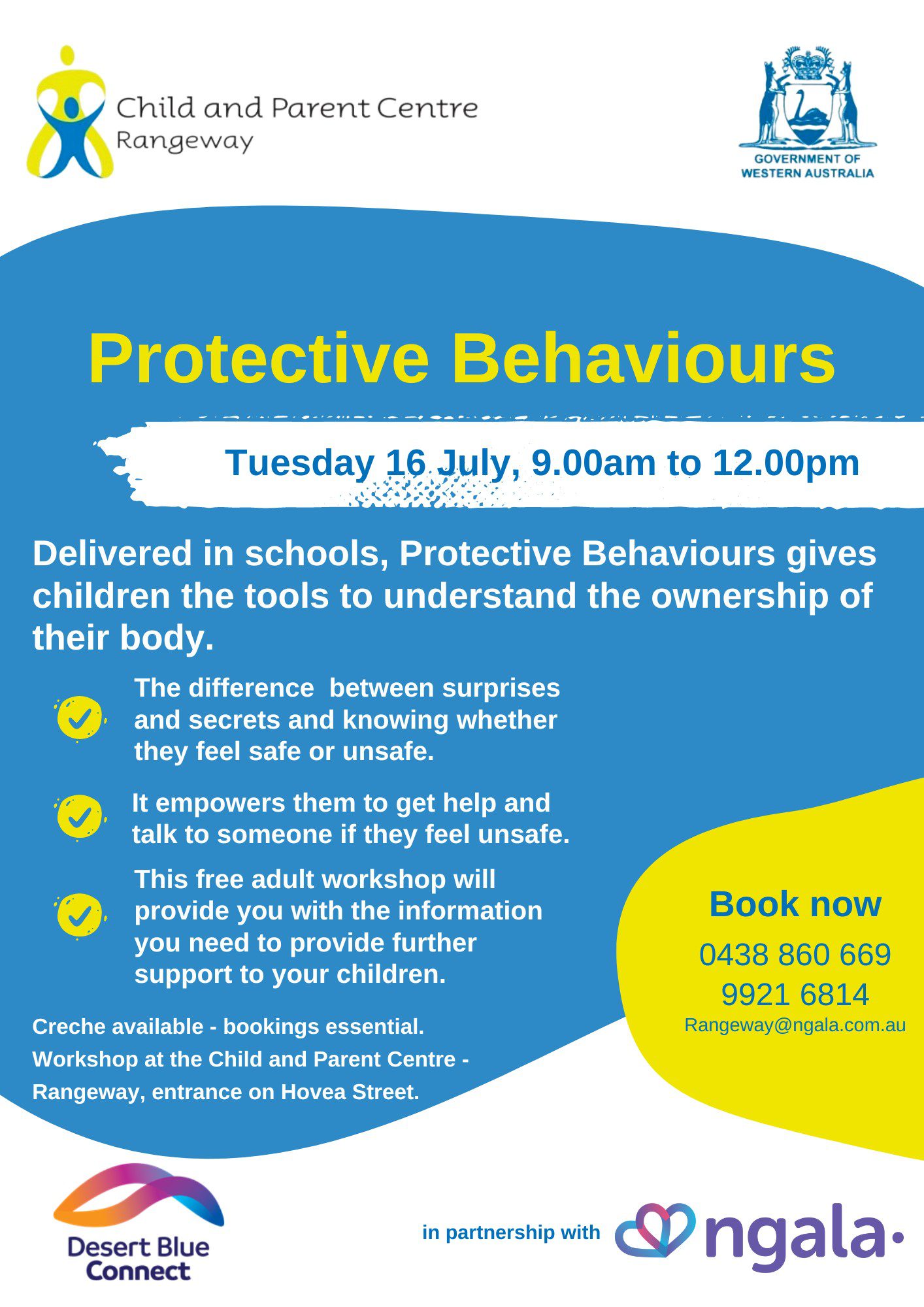Protective Behaviours | Desert Blue Connect