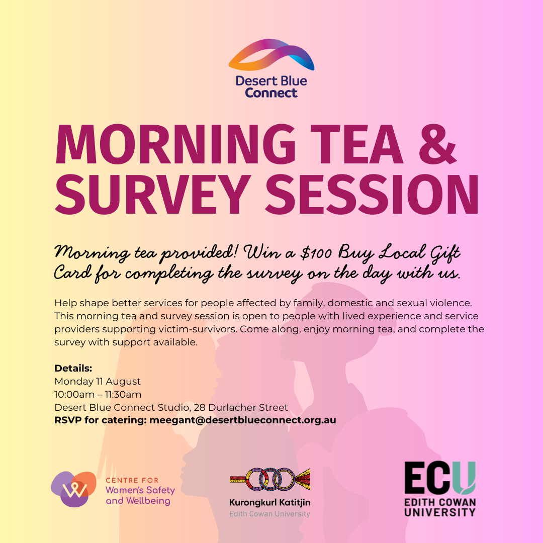 Morning Tea & Survey Session | Desert Blue Connect